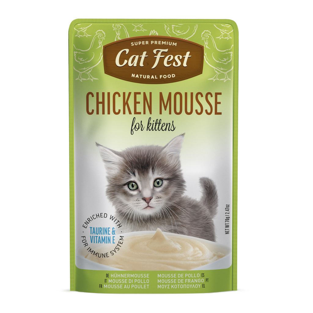 Cat Fest Chicken Mousse For Kittens 70g [MOQ:12pcs] | SMBG B2B Website